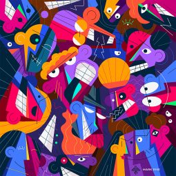 Abstract Illustrations & Portraits by Mark Rise | Daily design ...