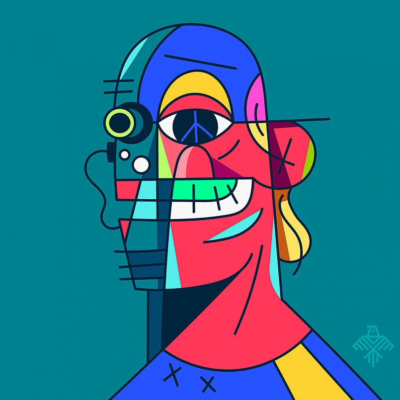 Abstract Illustrations & Portraits by Mark Rise | Daily design ...