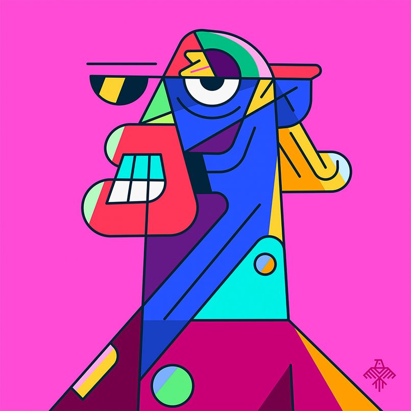 Abstract Illustrations & Portraits by Mark Rise | Daily design ...