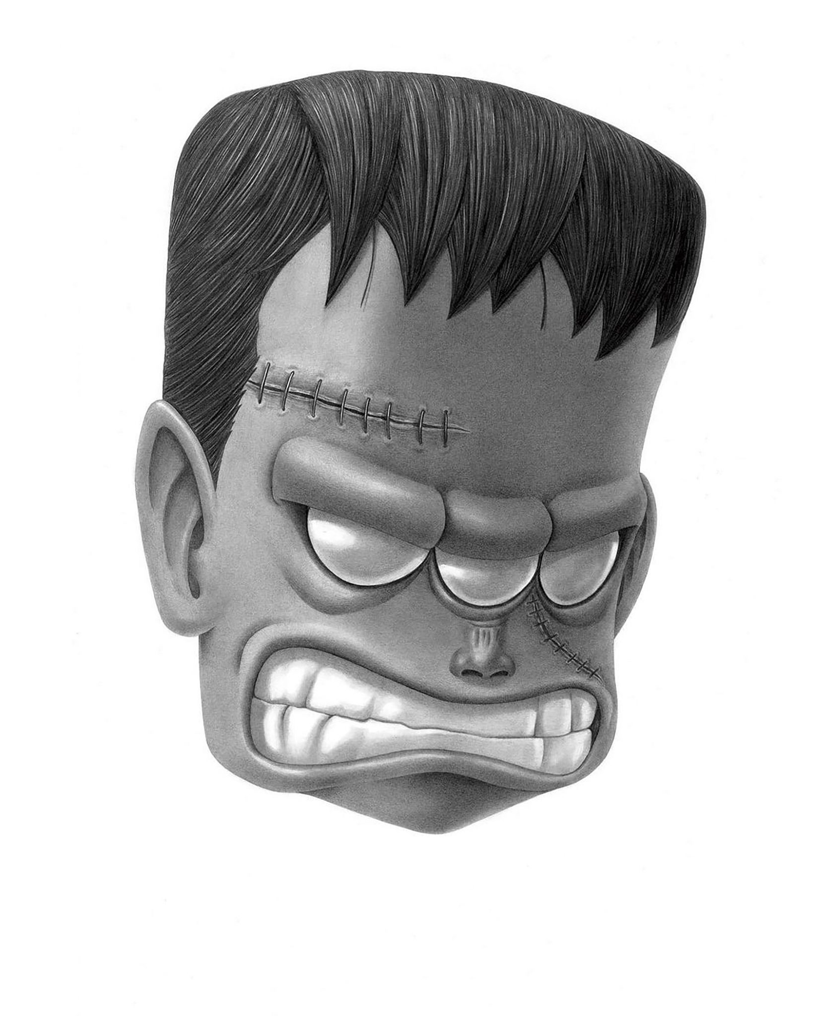 Three-Eyed Characters: Pencil Drawings by Shinnosuke Hariya | Daily ...