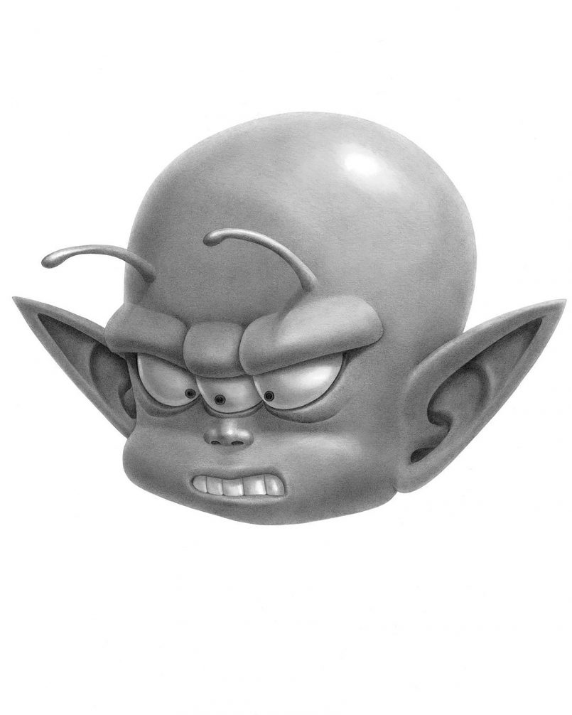 Three-Eyed Characters: Pencil Drawings by Shinnosuke Hariya | Daily ...