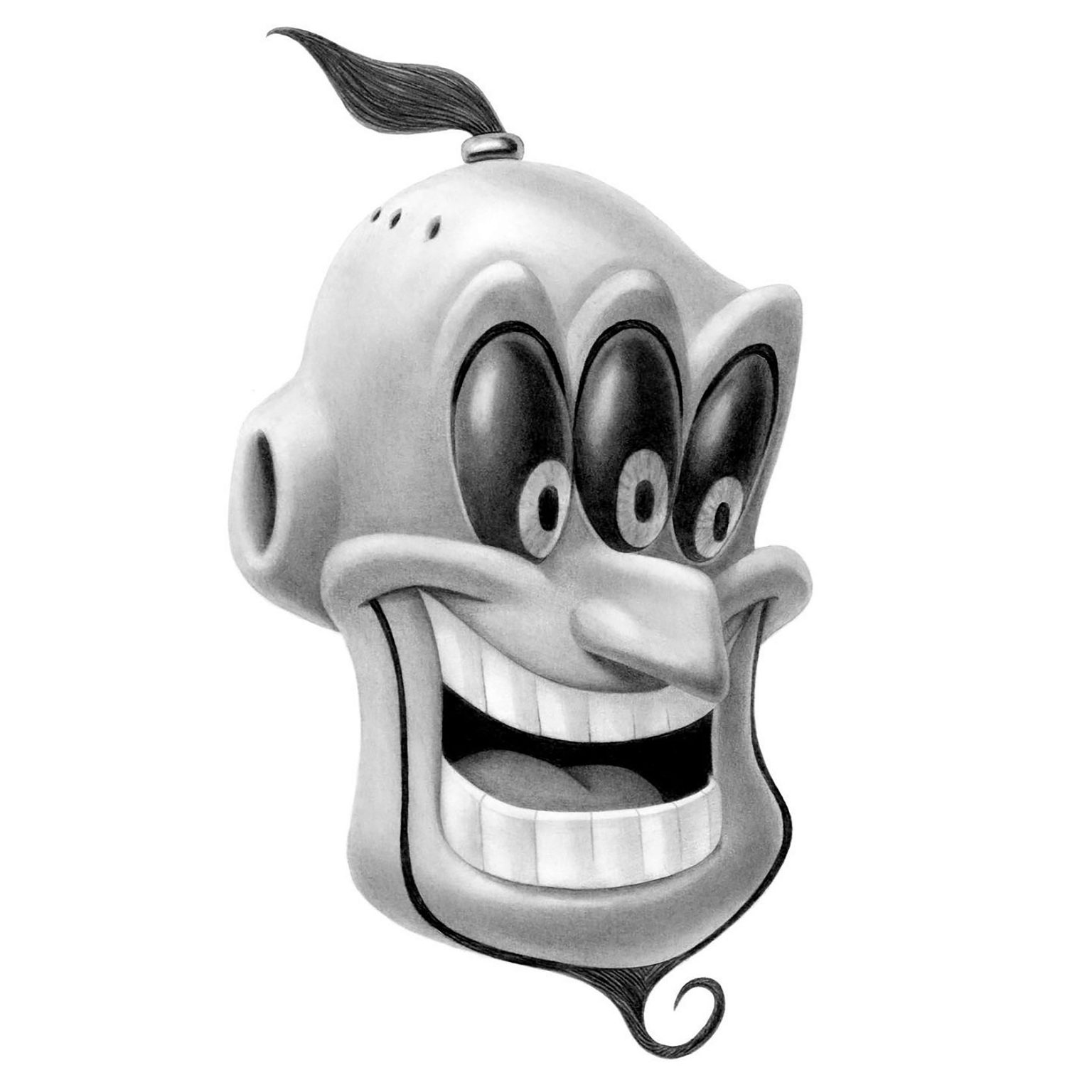 Three-Eyed Characters: Pencil Drawings by Shinnosuke Hariya | Daily ...