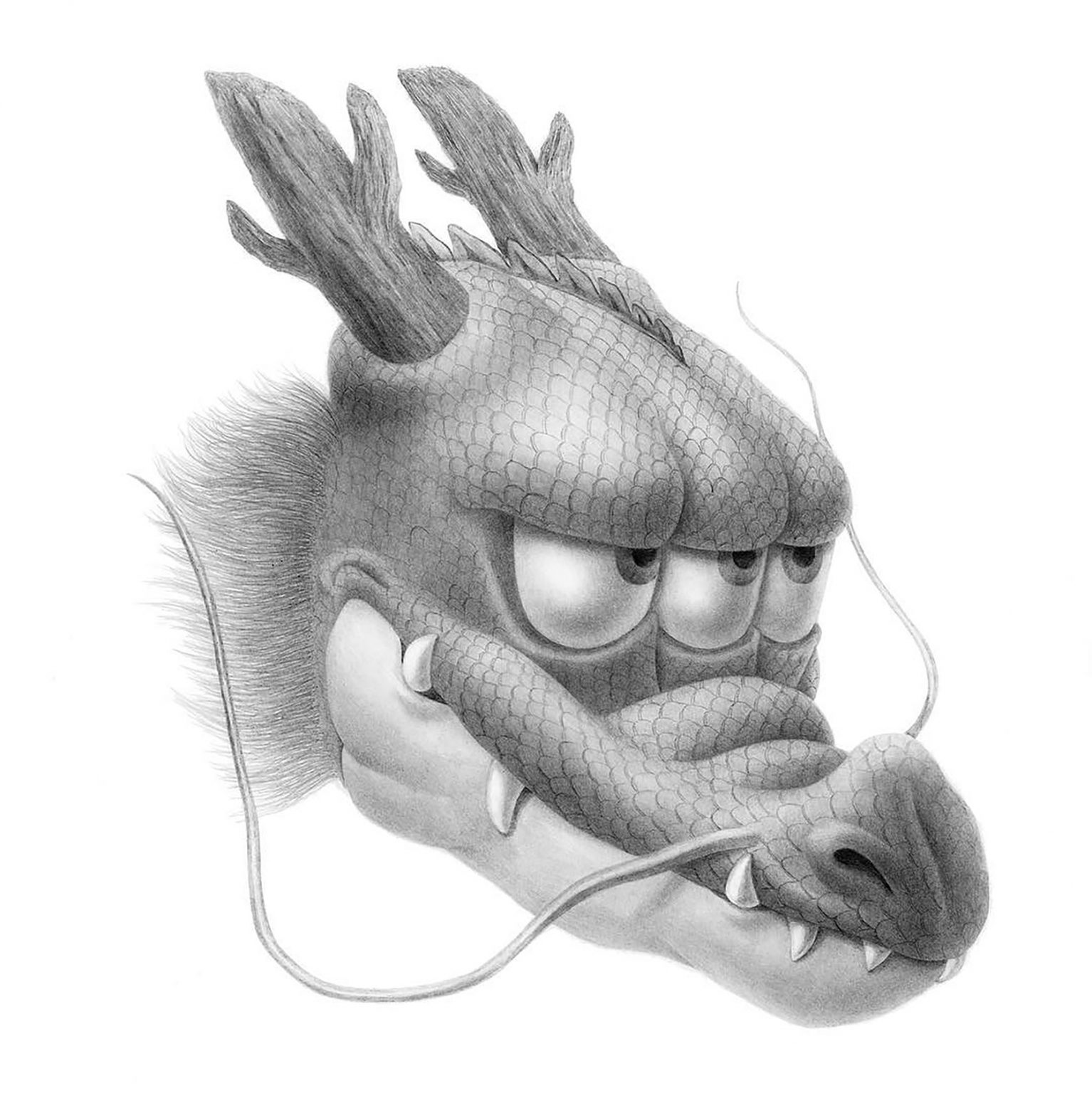 Three-Eyed Characters: Pencil Drawings by Shinnosuke Hariya | Daily ...