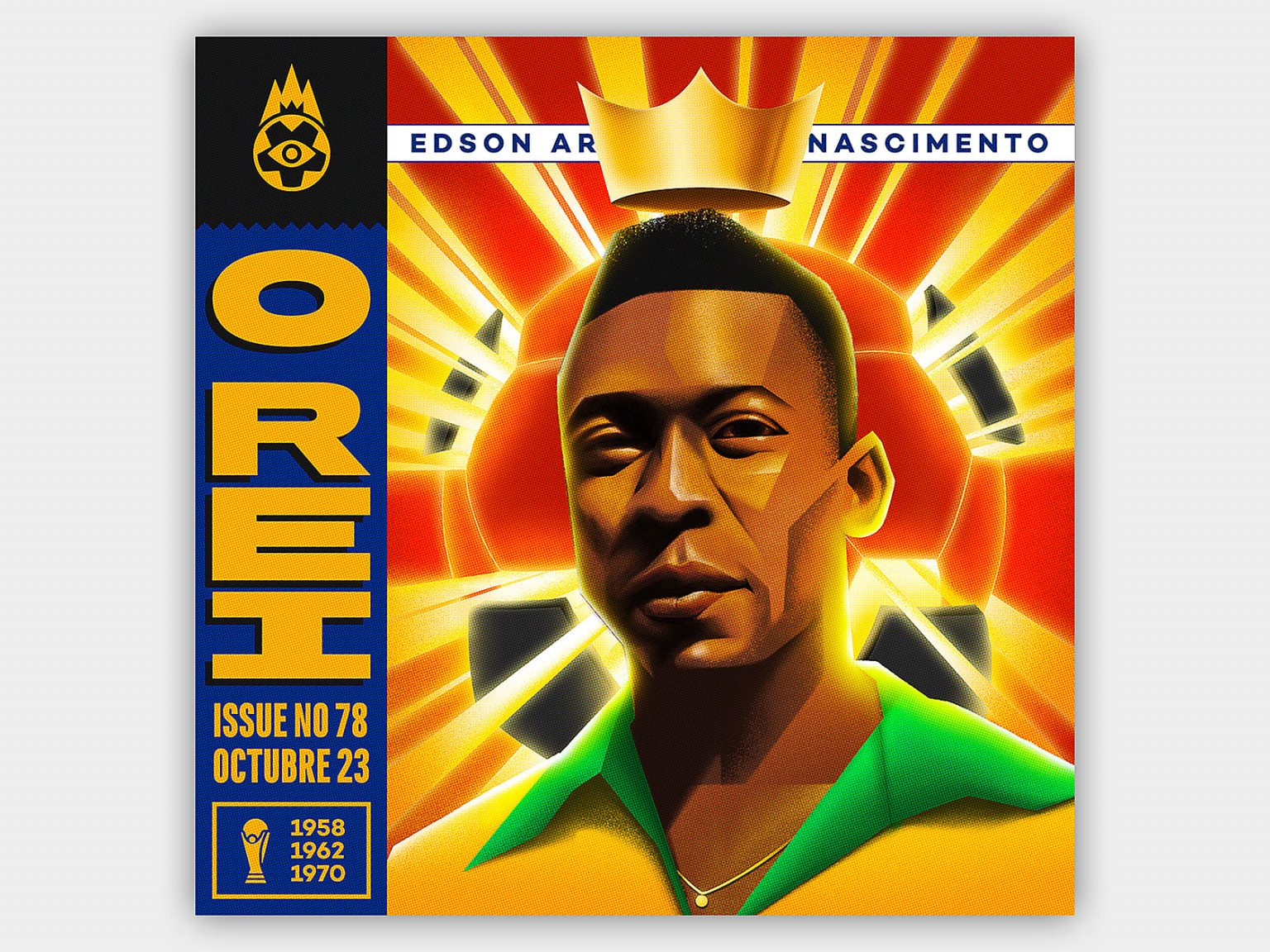 RIP King: A Tribute to Pelé | Daily design inspiration for creatives ...