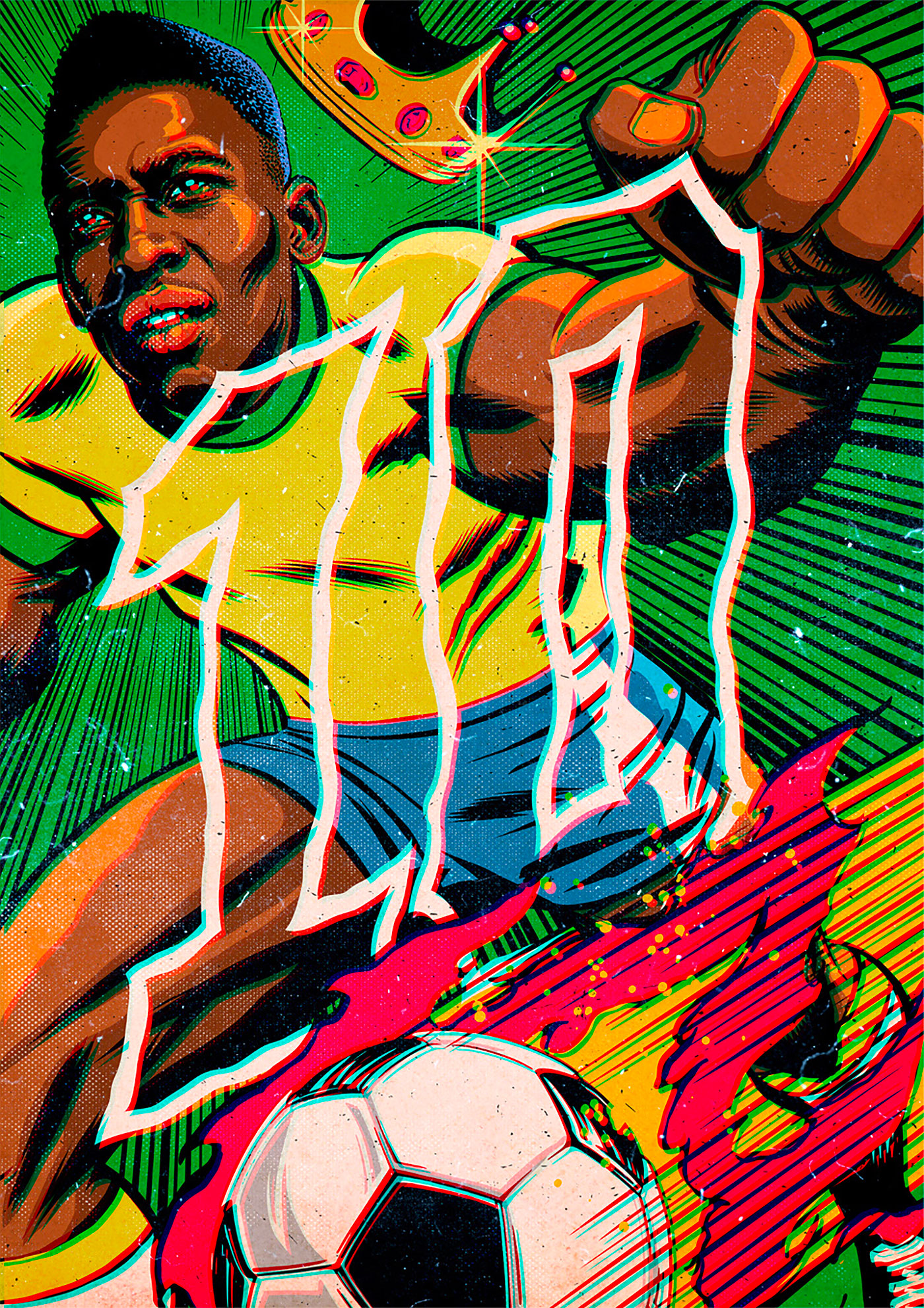 Artist Tributes Pour in to Remember Football Legend Pelé | Moss and Fog