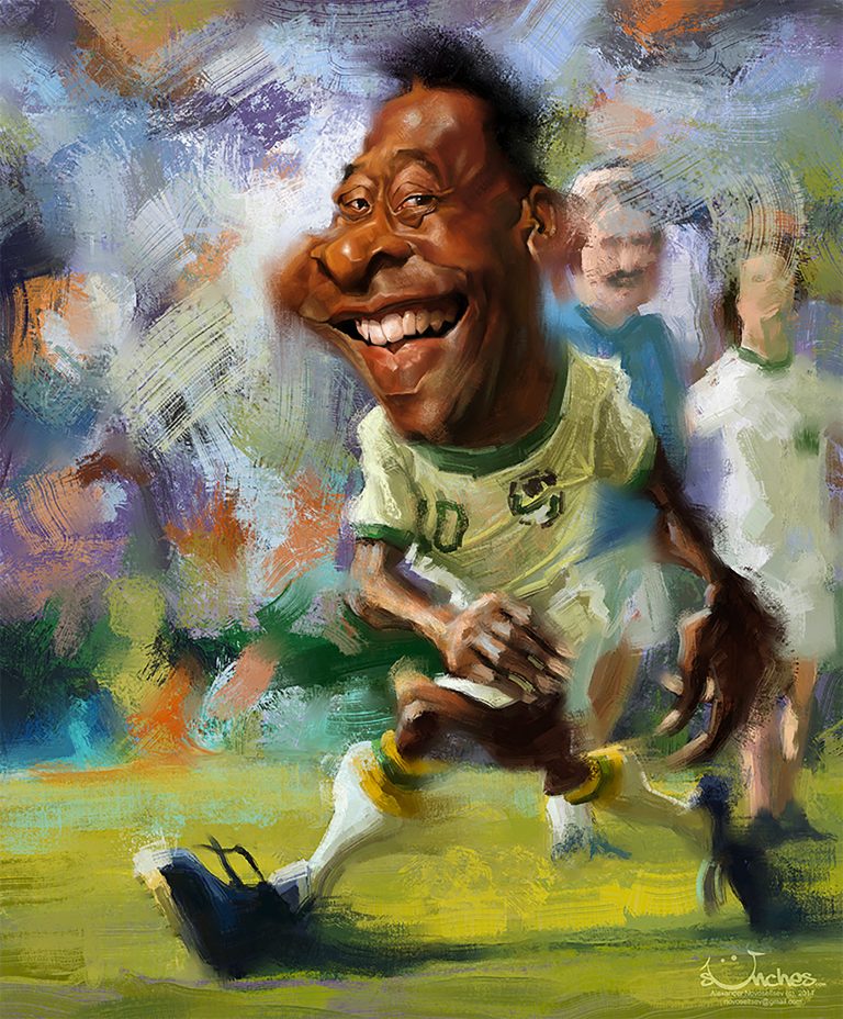 Artist Tributes Pour in to Remember Football Legend Pelé | Moss and Fog