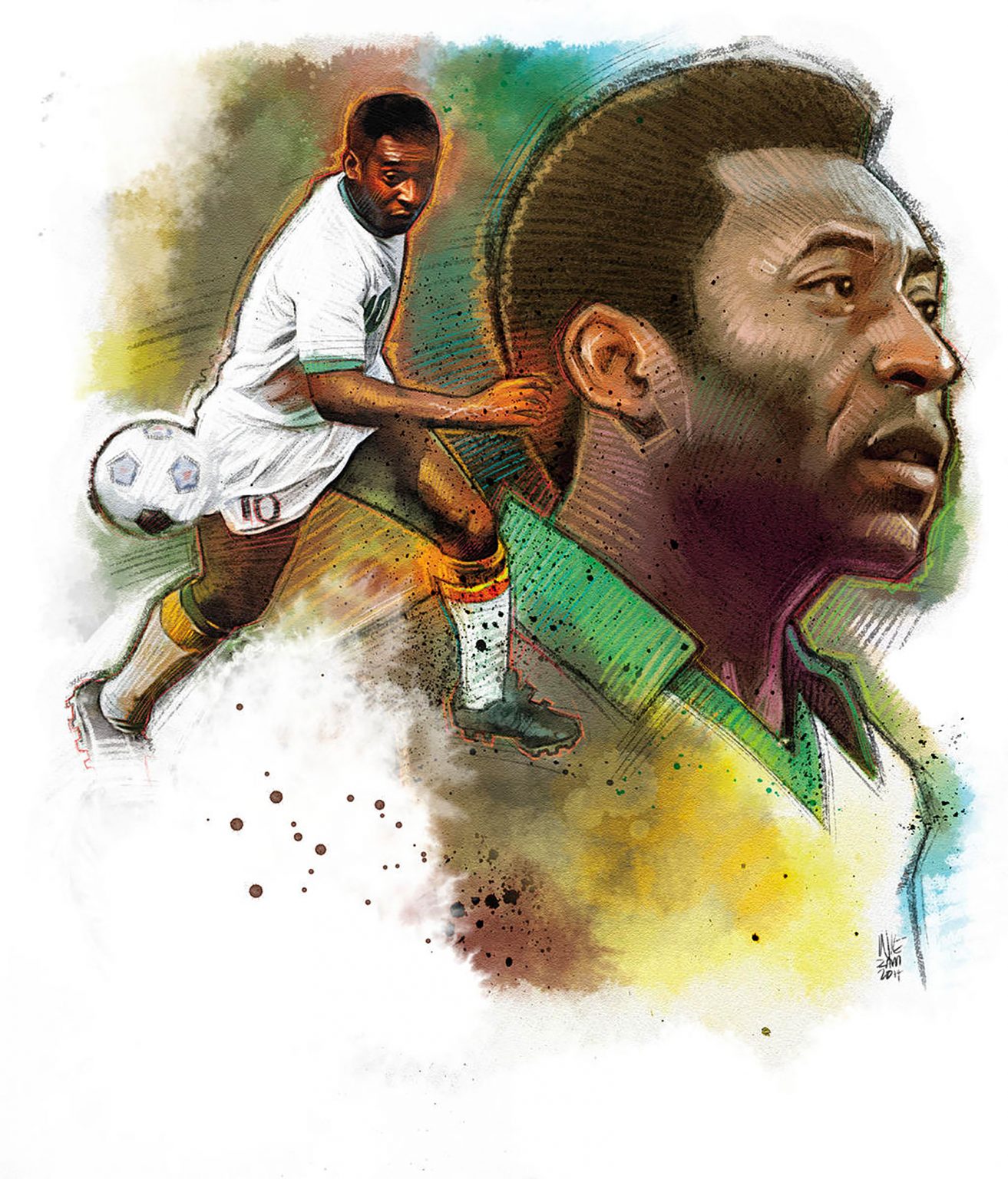RIP King: A Tribute to Pelé | Daily design inspiration for creatives ...