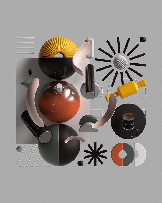Playful 3D Illustrations by Peter Tarka | Daily design inspiration for ...