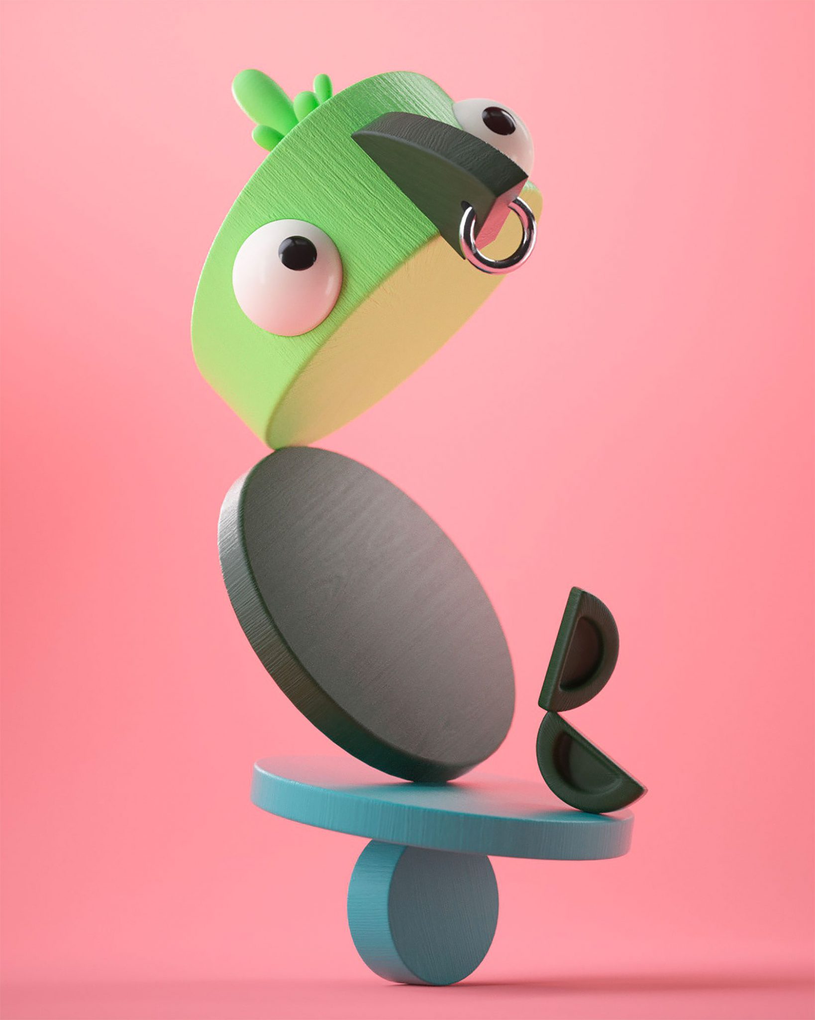 Crazy Totems: 3D Creations by Emanuele Marani | Daily design ...