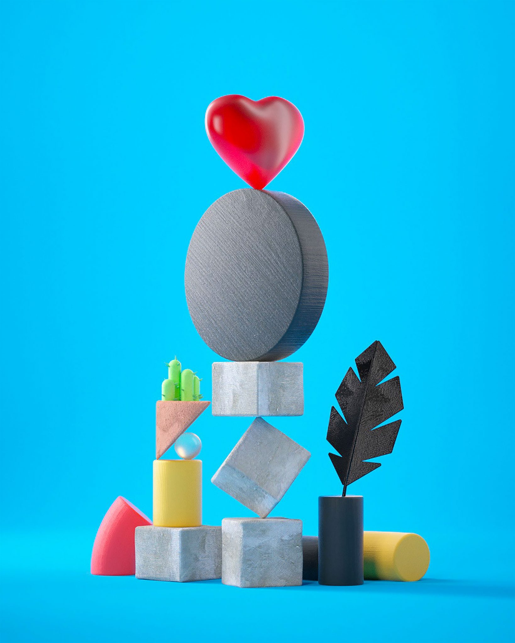Crazy Totems: 3D Creations by Emanuele Marani | Daily design ...