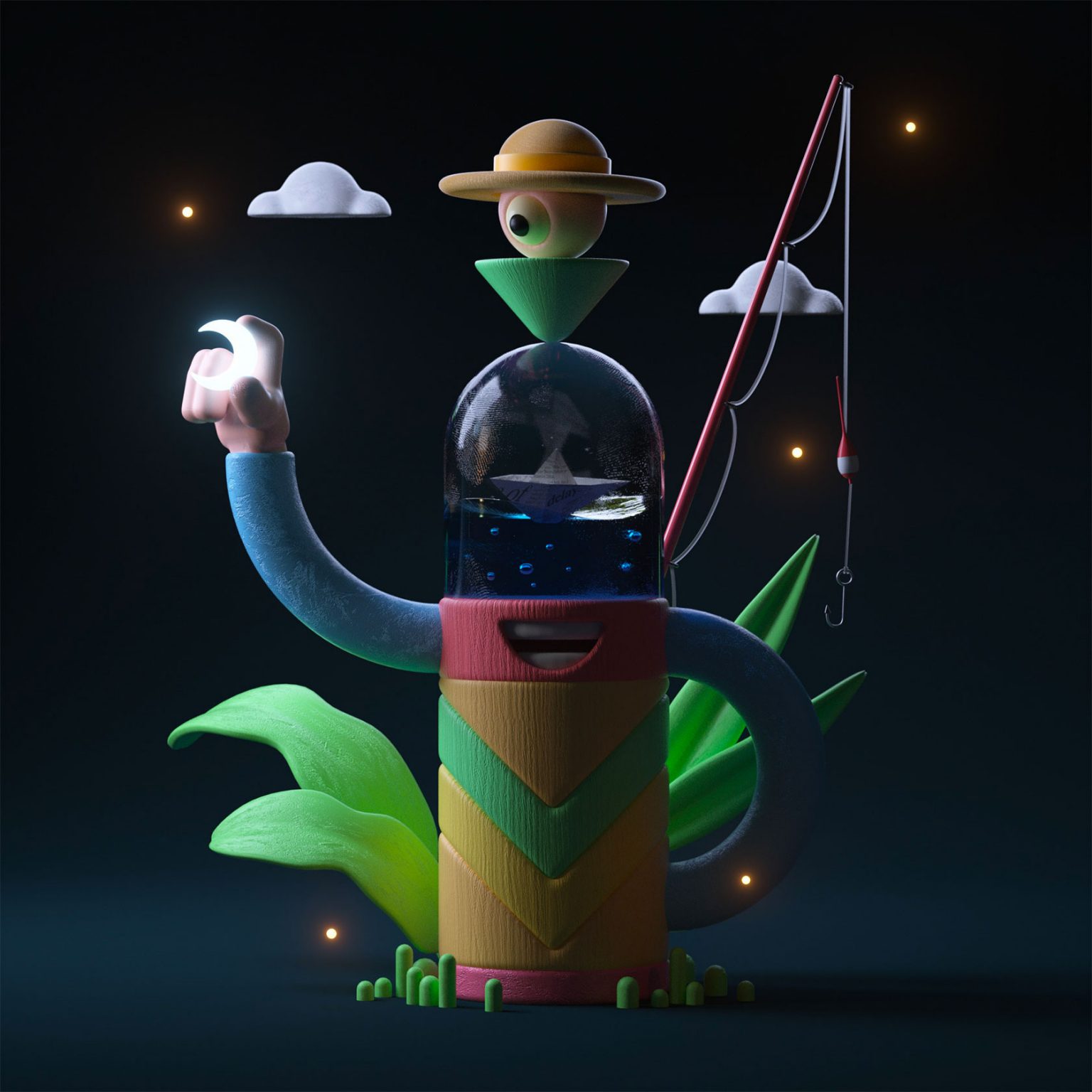 Crazy Totems: 3D Creations by Emanuele Marani | Daily design ...
