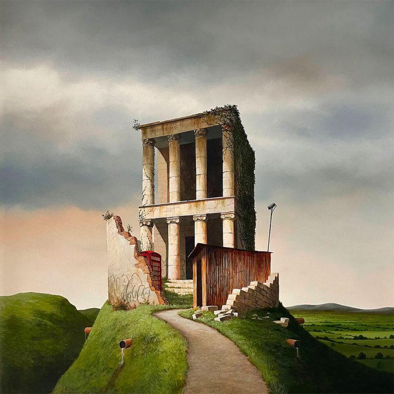 Unsettling Dwellings: Paintings by Lee Madgwick | Daily design ...