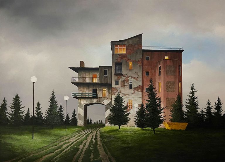 Unsettling Dwellings: Paintings by Lee Madgwick | Daily design ...