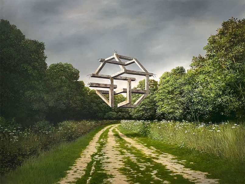Unsettling Dwellings: Paintings by Lee Madgwick | Daily design ...