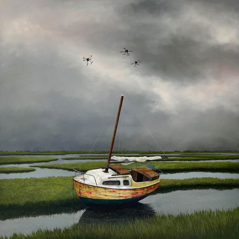 Unsettling Dwellings: Paintings by Lee Madgwick | Daily design ...