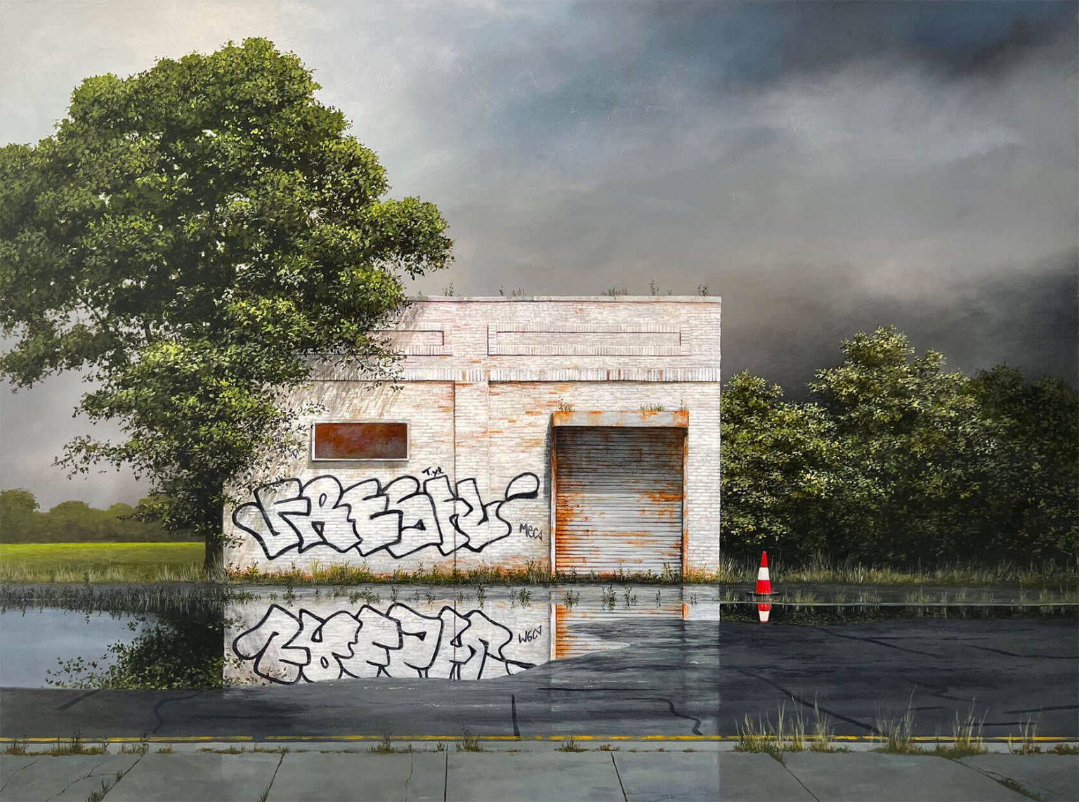 Unsettling Dwellings: Paintings by Lee Madgwick | Daily design ...