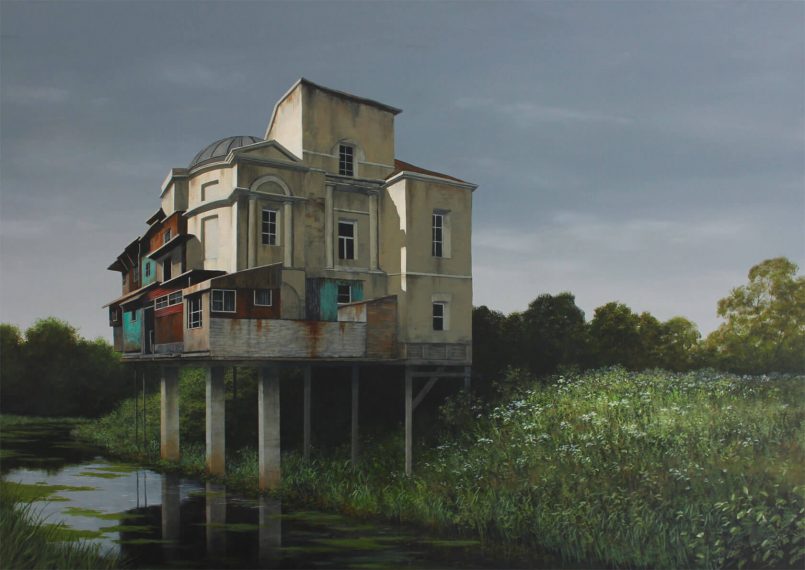 Unsettling Dwellings: Paintings by Lee Madgwick | Daily design ...