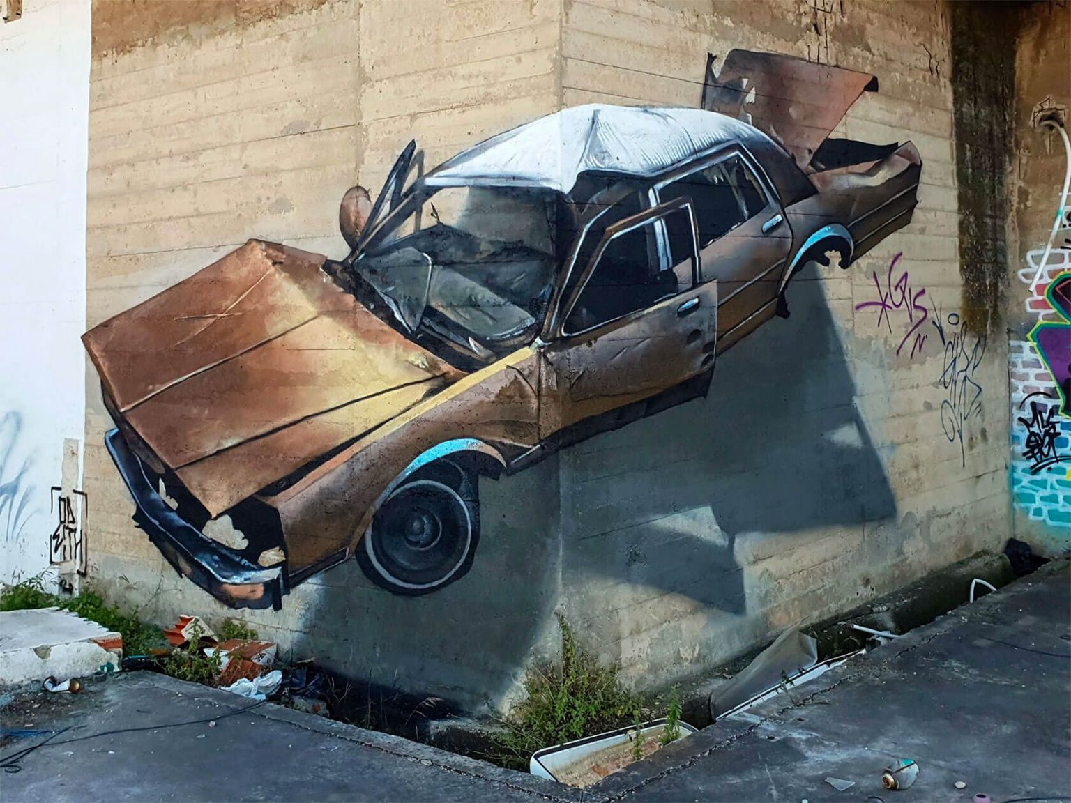 Three-Dimensional Street Art by Odeith | Daily design inspiration for ...
