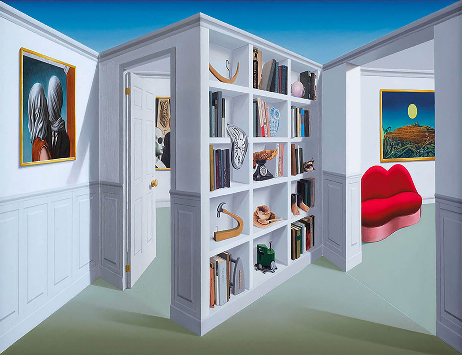 The Reverse Perspective Paintings of Patrick Hughes | Daily design ...