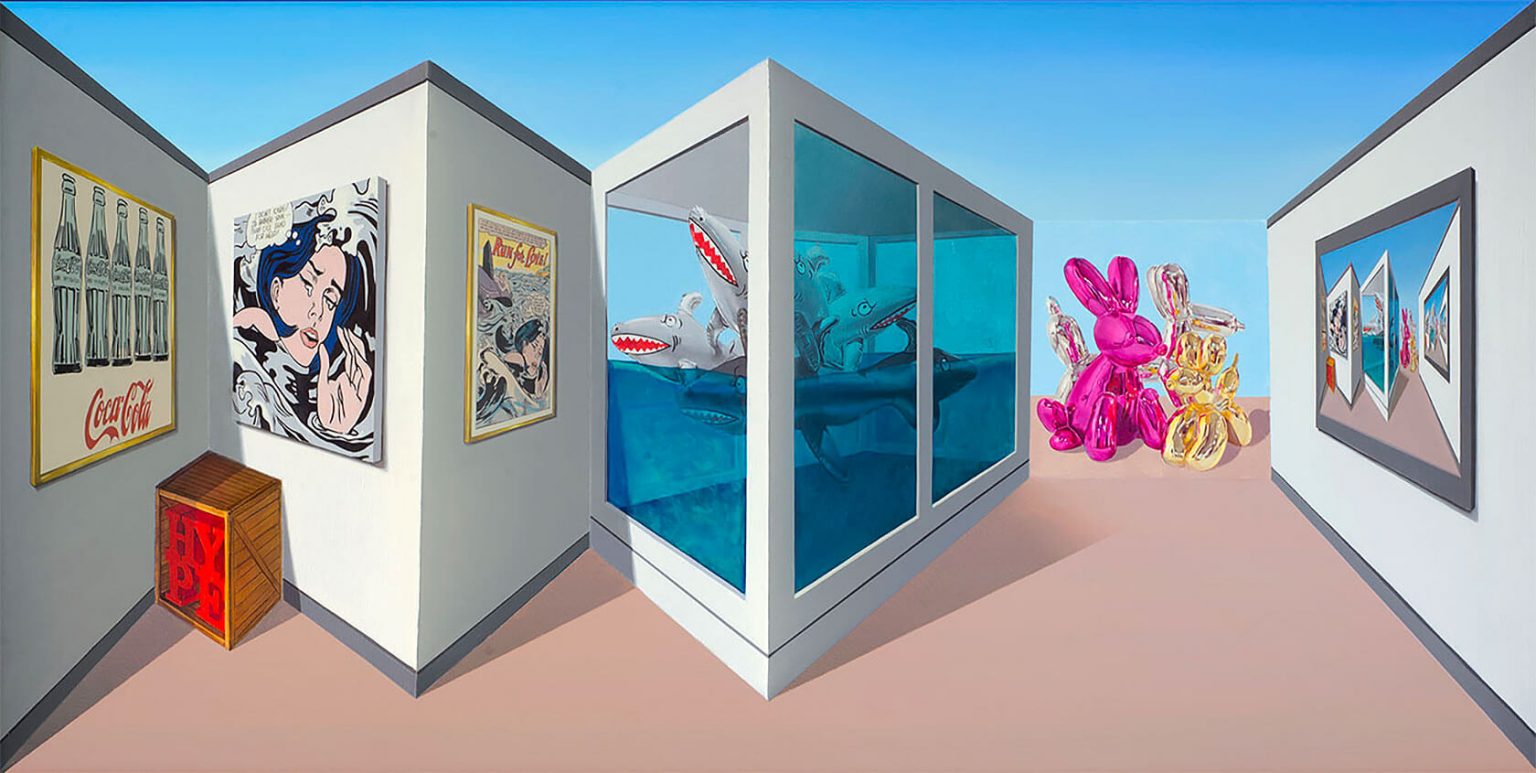 The Reverse Perspective Paintings of Patrick Hughes | Daily design ...
