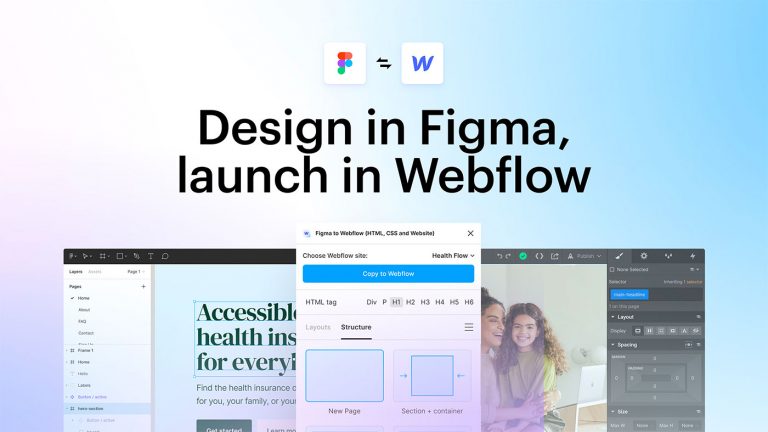 Figma to Webflow Plugin: A dream come true for designers | Daily design ...