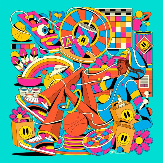 Psychedelic Illustrations by David Oku | Daily design inspiration for ...