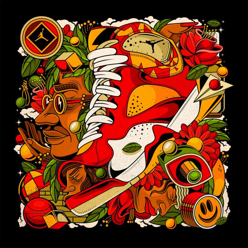 Psychedelic Illustrations by David Oku | Daily design inspiration for ...