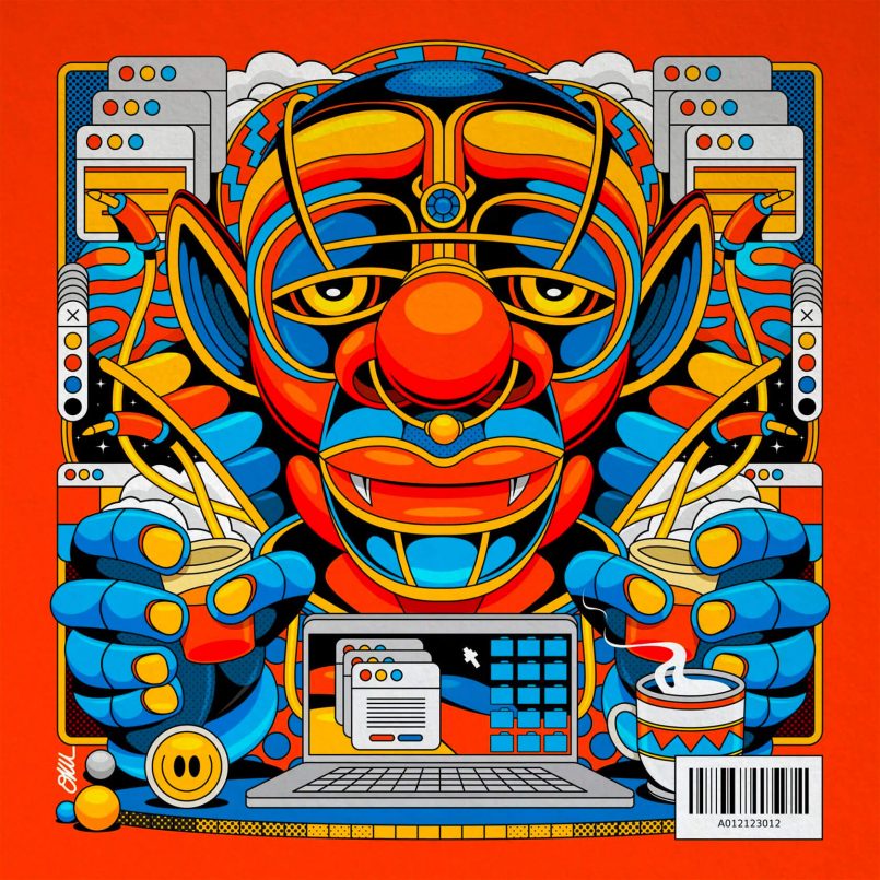 Psychedelic Illustrations by David Oku | Daily design inspiration for ...