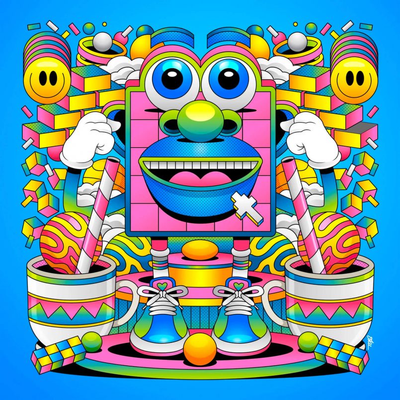 Psychedelic Illustrations by David Oku | Daily design inspiration for ...