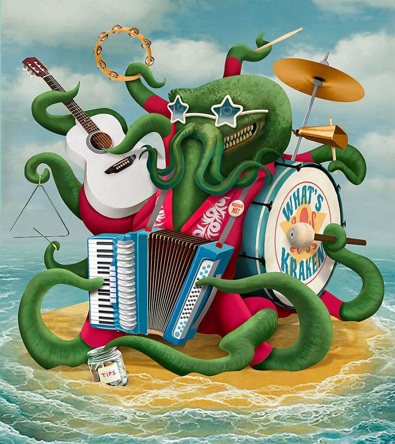 Out of This World: Illustrations by Jeff Drew | Daily design ...