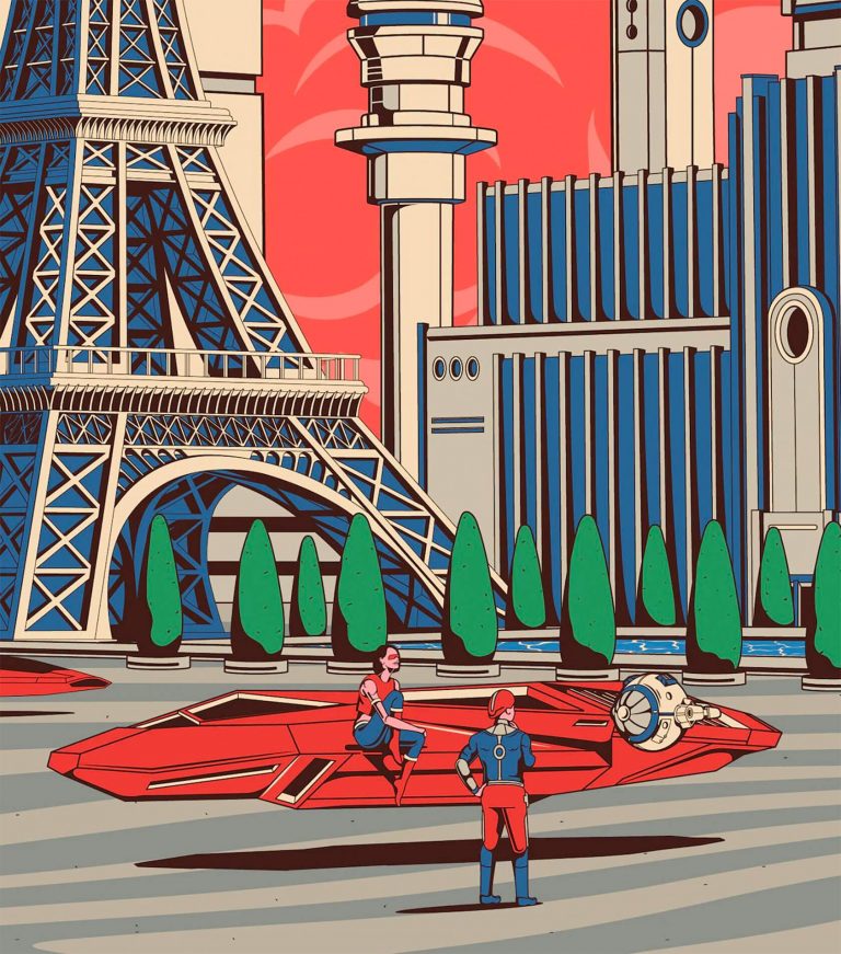 Utopia: Retrofuturistic Illustrations by Orkhan Isayev | Daily design ...