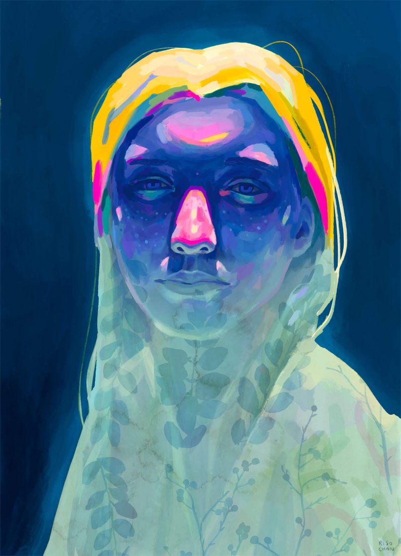 Powerful Portrait Illustrations by Riso Chan | Daily design inspiration for creatives ...