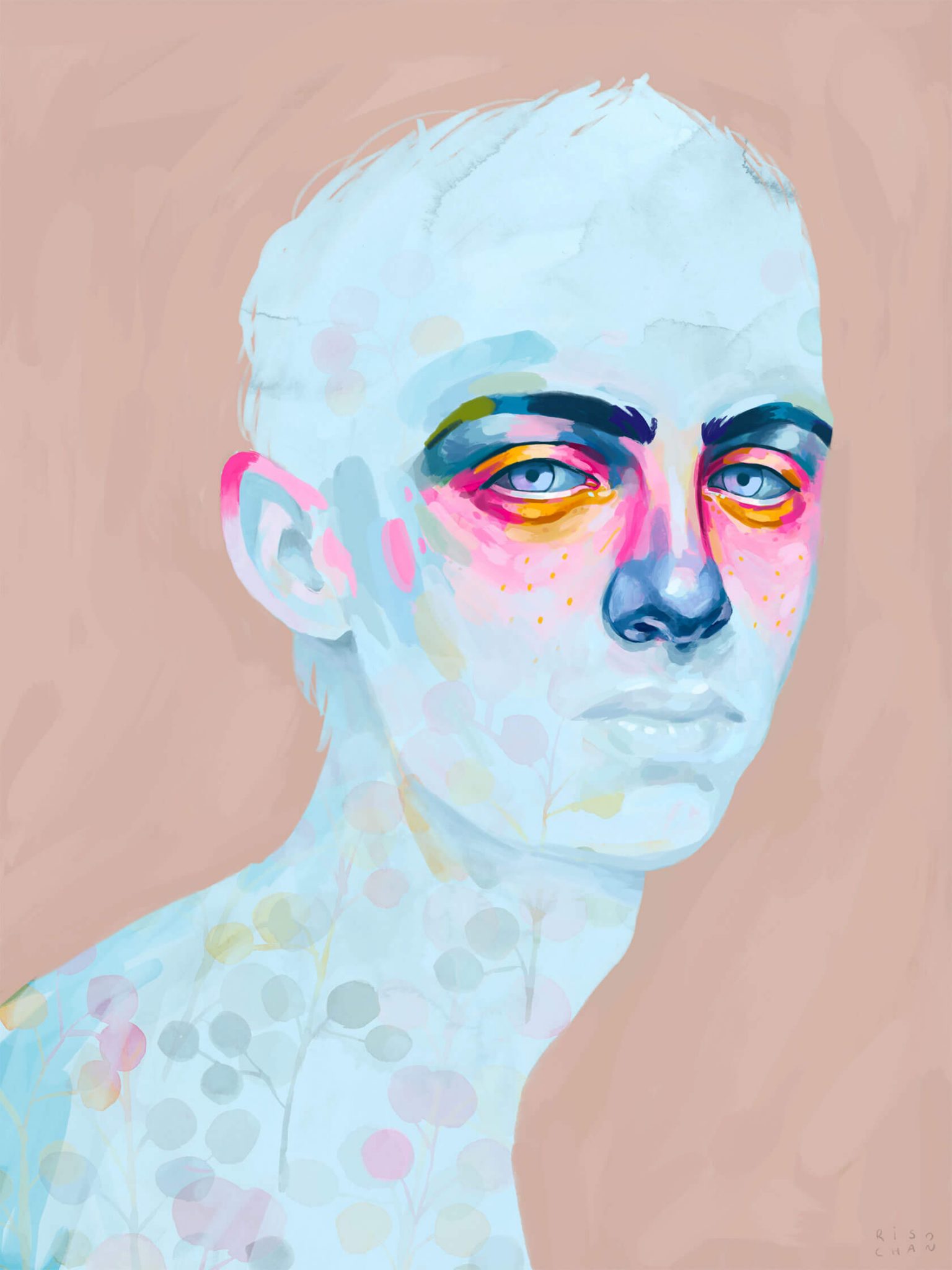 Powerful Portrait Illustrations by Riso Chan | Daily design inspiration for creatives ...