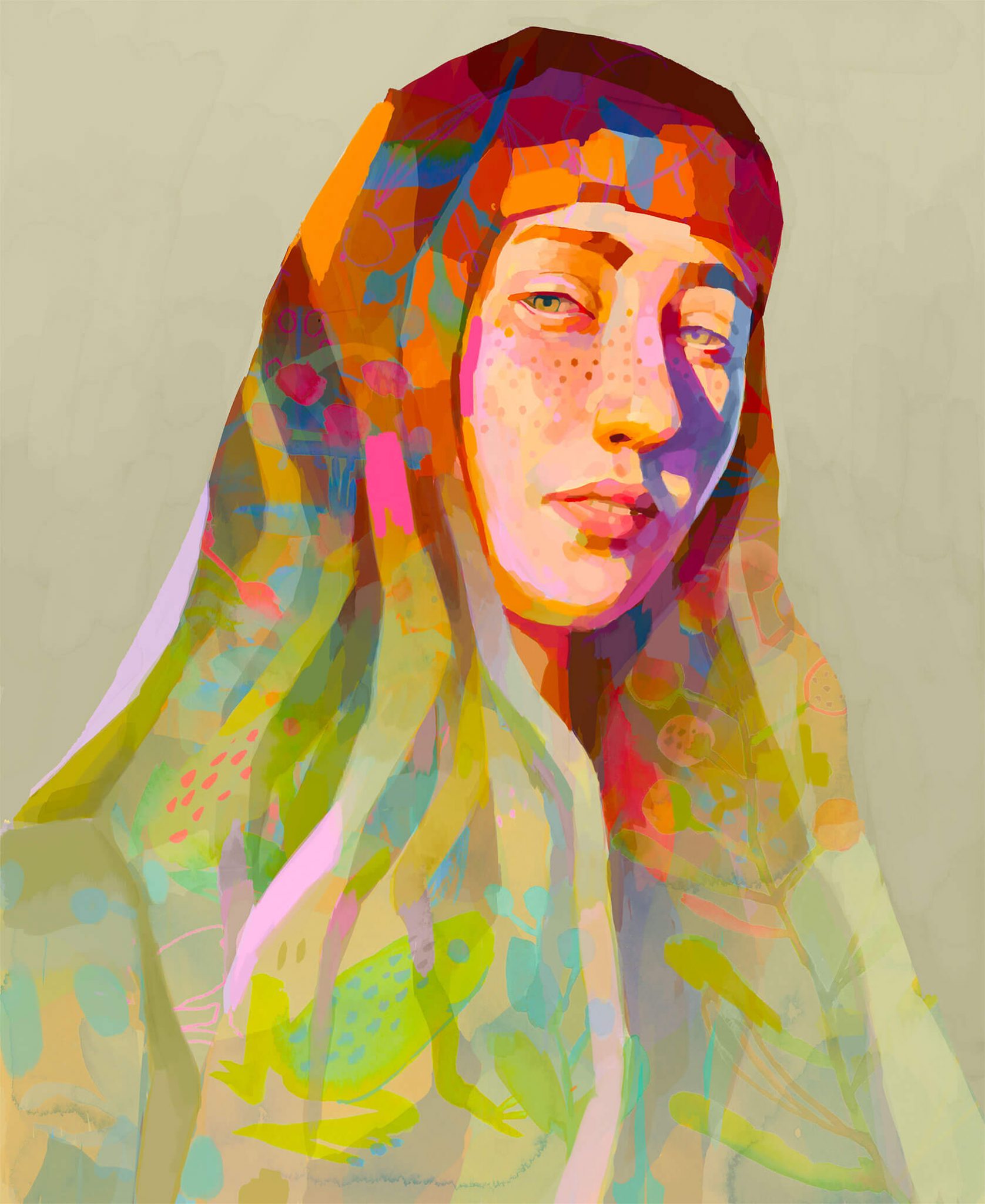 Powerful Portrait Illustrations by Riso Chan | Daily design inspiration ...