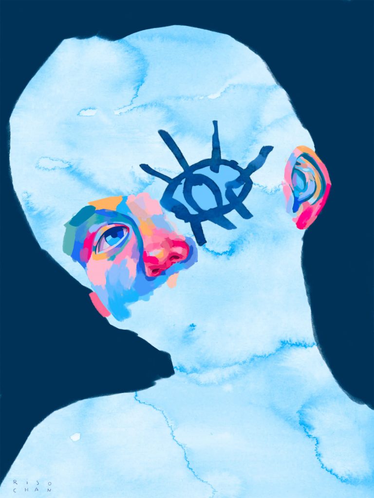 Powerful Portrait Illustrations by Riso Chan | Daily design inspiration ...