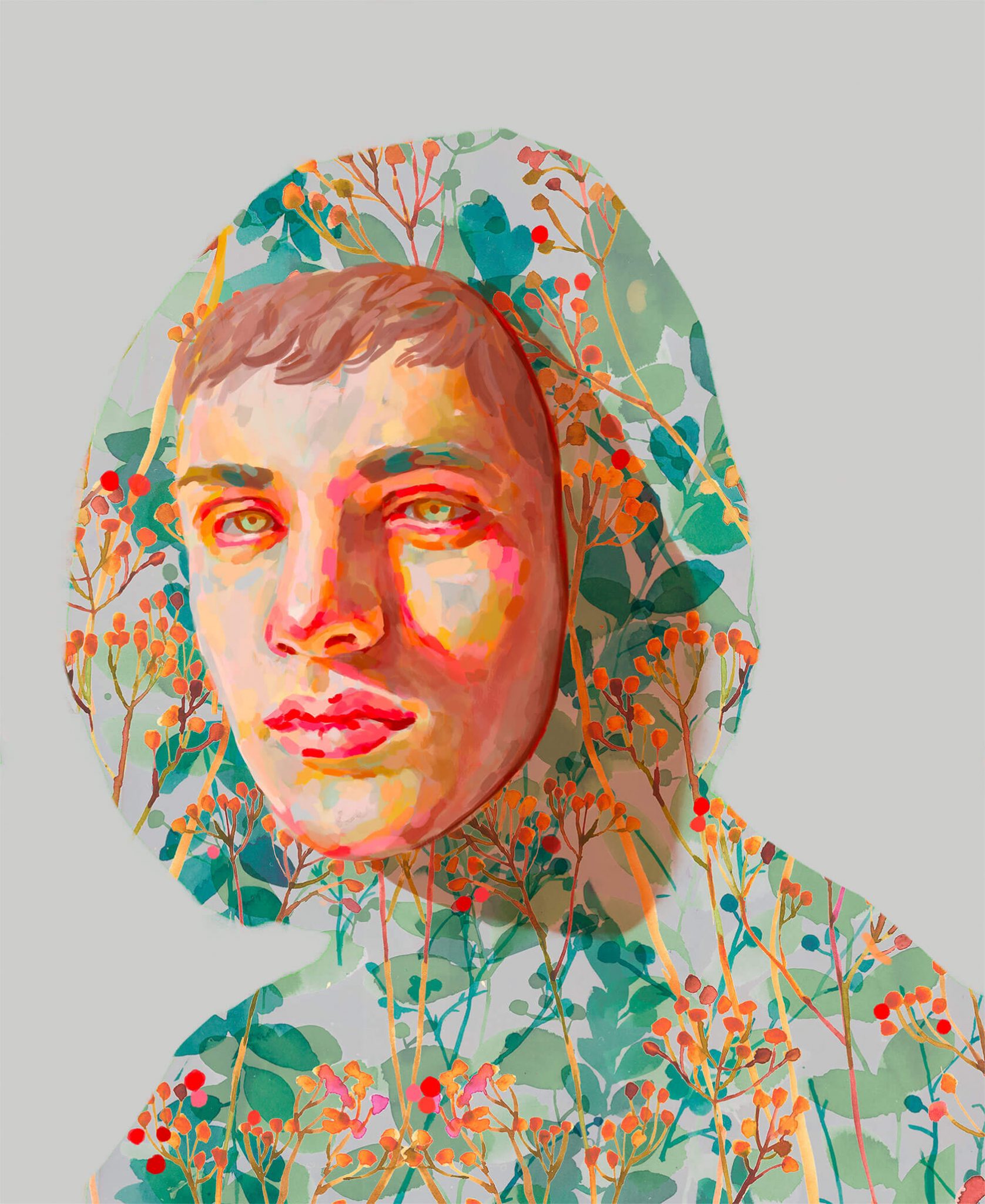 Powerful Portrait Illustrations by Riso Chan | Daily design inspiration ...