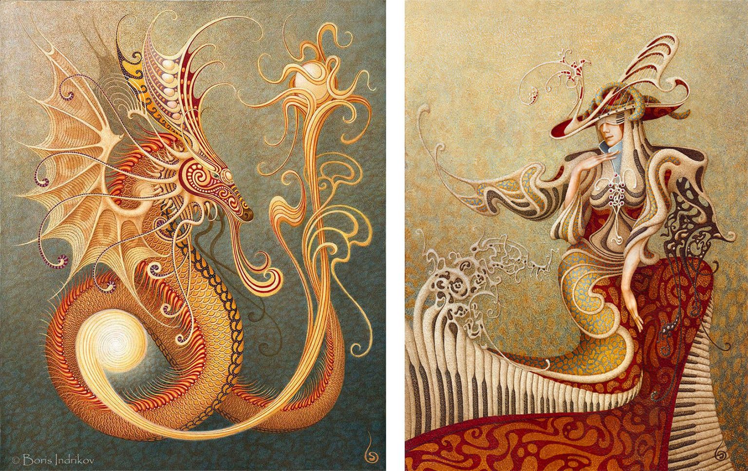 Fantastic Surrealist Paintings by Boris Indrikov | Daily design ...