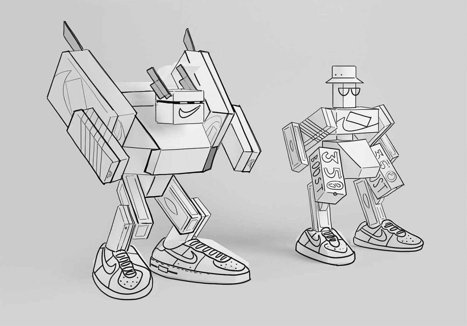 Mechonomics: Digital Artworks by Foreal | Daily design inspiration for creatives | Inspiration Grid