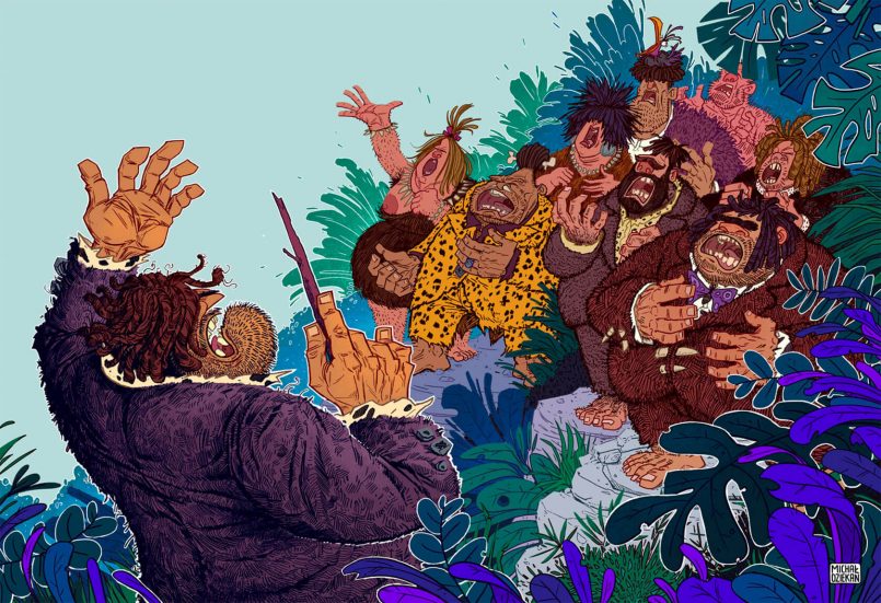 Satirical Illustrations by Michal Dziekan | Daily design inspiration ...