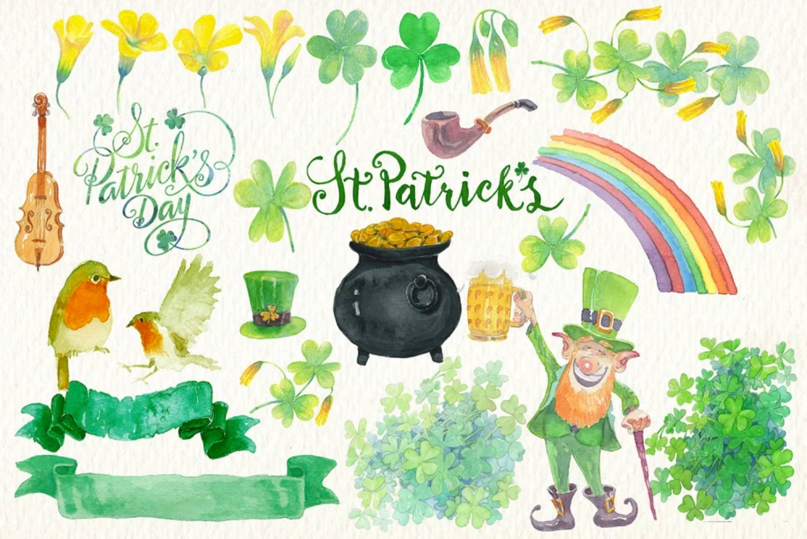 The Best Creative Assets for your St. Patrick's Day Designs | Daily ...