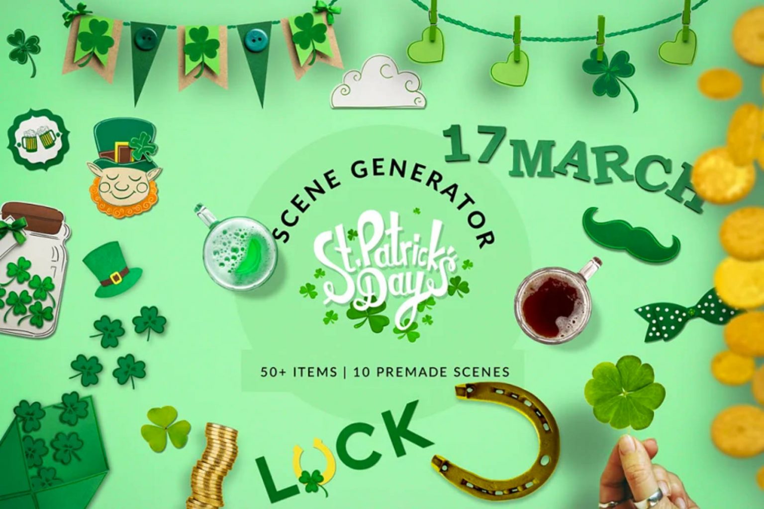 The Best Creative Assets for your St. Patrick's Day Designs | Daily ...
