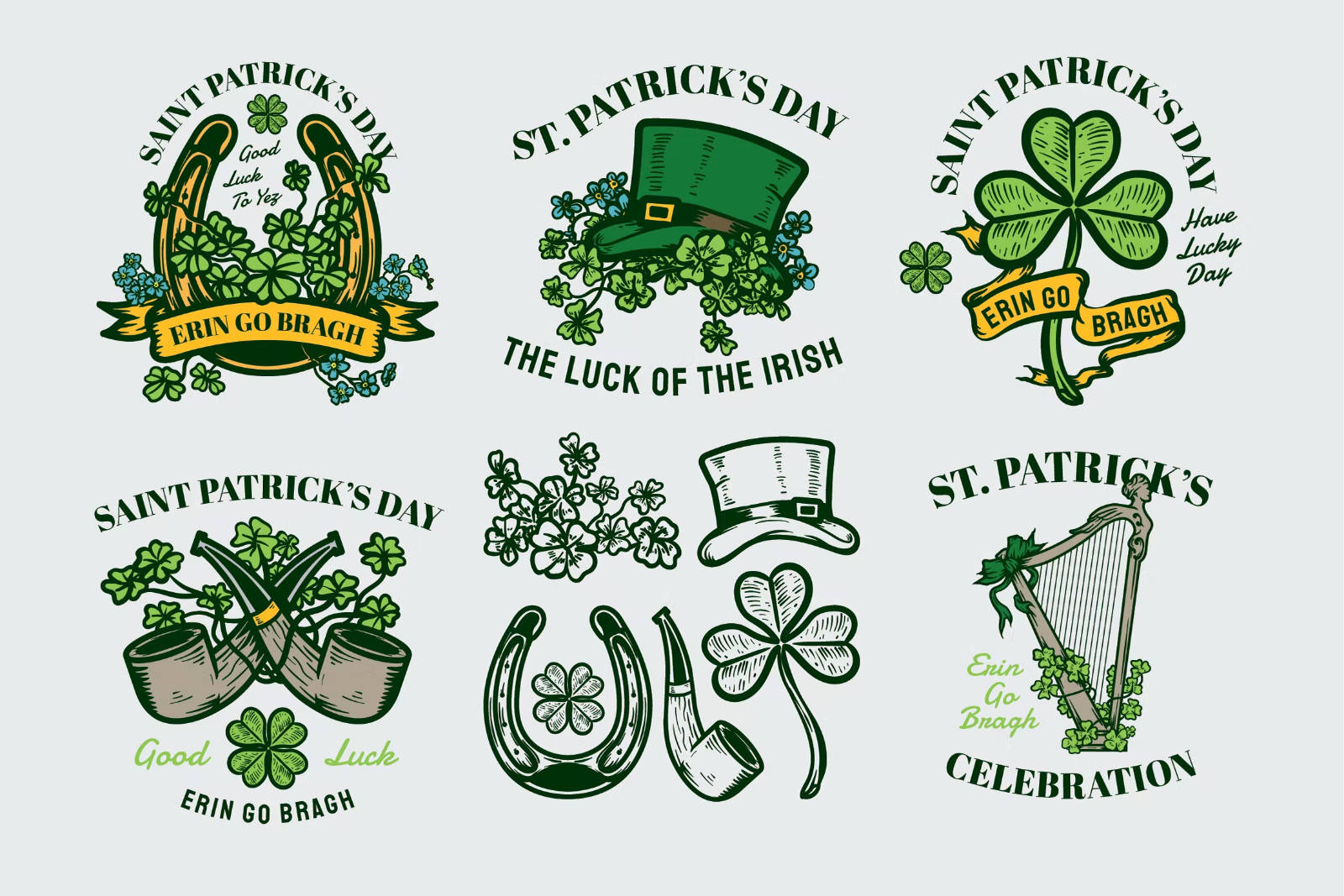 The Best Creative Assets for your St. Patrick's Day Designs | Daily ...
