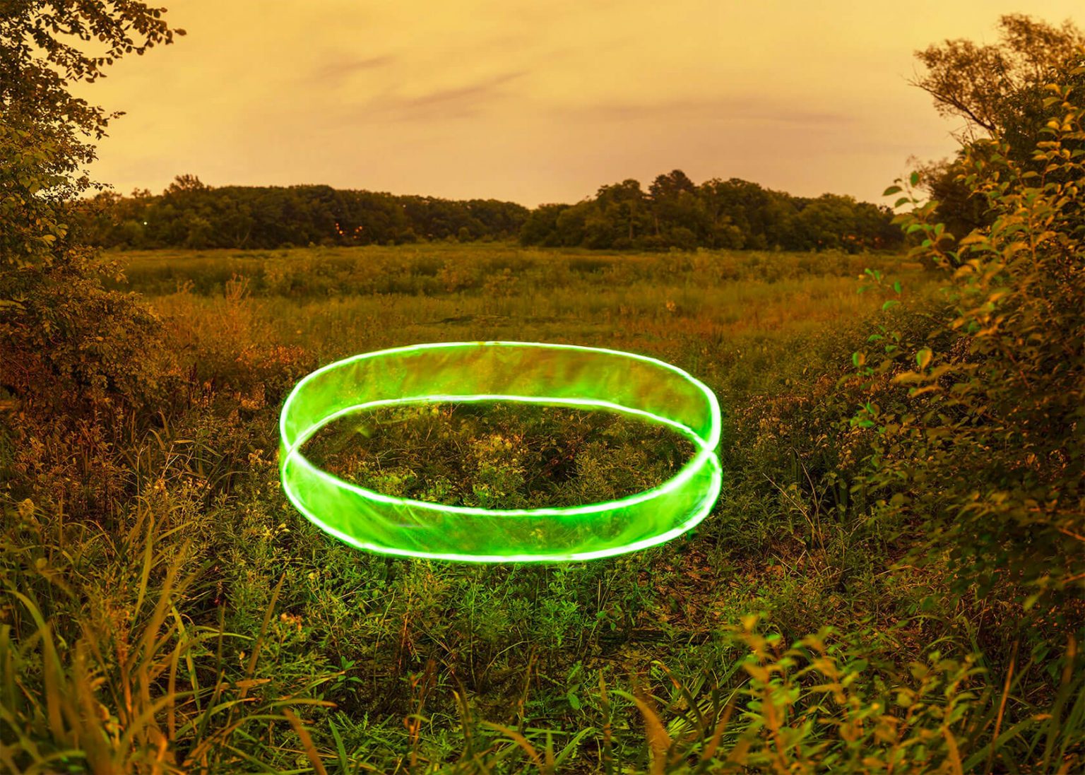 Illuminated Fields: Light Art Installations by Barry Underwood | Daily ...