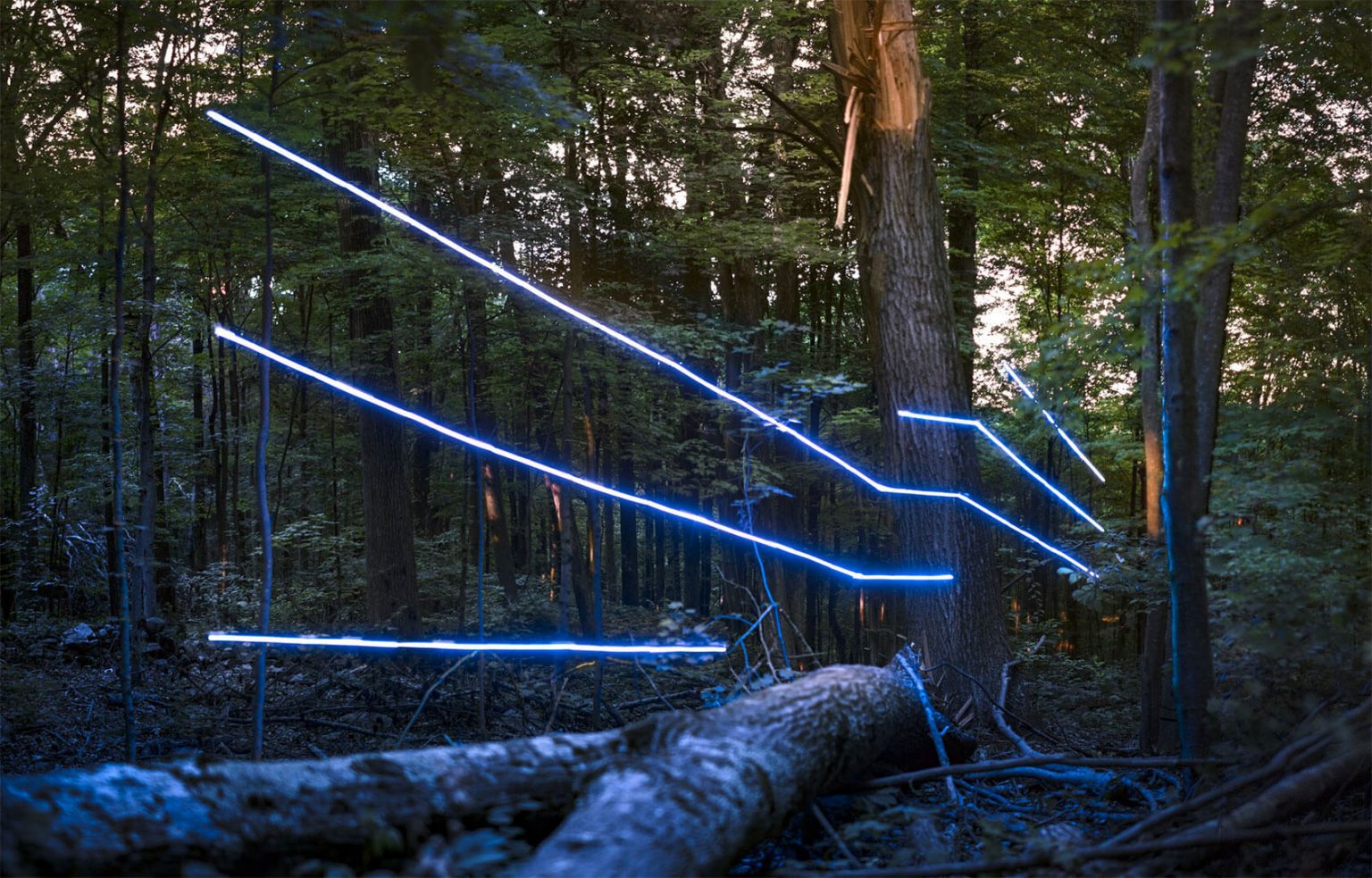 Illuminated Fields: Light Art Installations by Barry Underwood | Daily ...