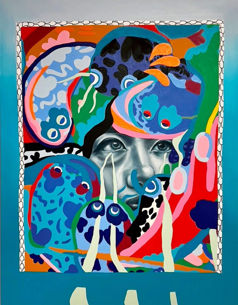 Bright Multilayered Paintings by Caroline Liu | Daily design ...