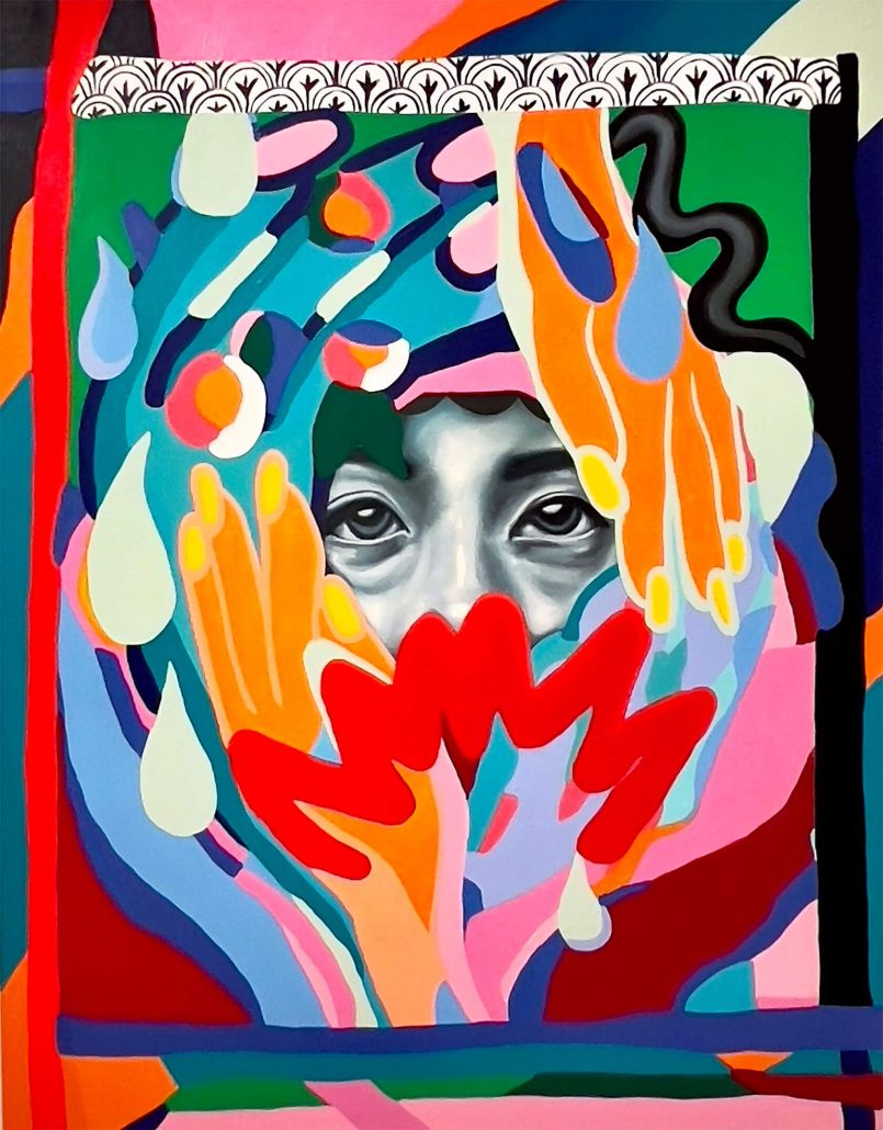 Bright Multilayered Paintings by Caroline Liu | Daily design ...