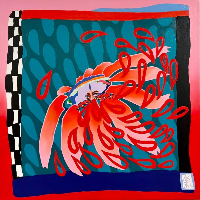 Bright Multilayered Paintings by Caroline Liu | Daily design ...