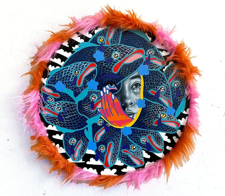 Bright Multilayered Paintings by Caroline Liu | Daily design ...