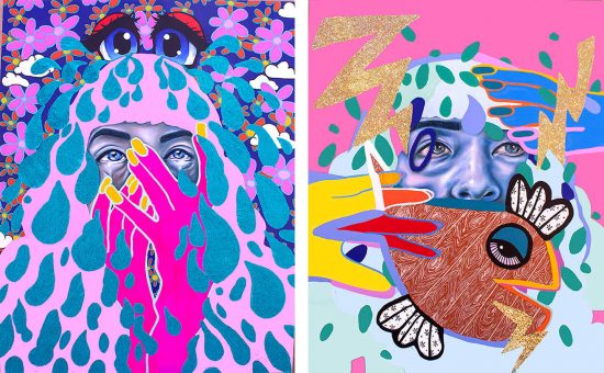 Bright Multilayered Paintings by Caroline Liu | Daily design ...