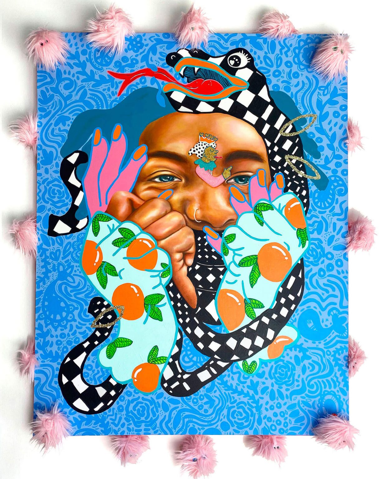Bright Multilayered Paintings by Caroline Liu | Daily design ...